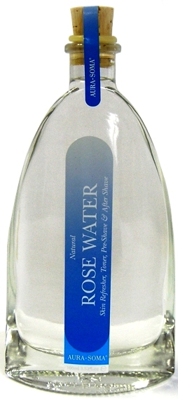 Rose Water Glass Flacon